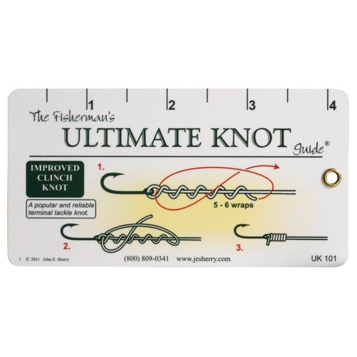 Fisherman’s Ultimate Knot Guide | Waterproof Knot Reference & Ruler