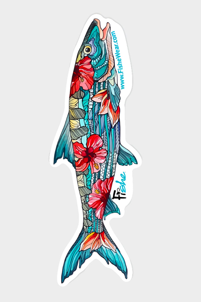 Beauty and the Bonefish Sticker - FisheWear