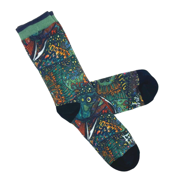 Durable & Fun Fish Socks - Women’s Crew Socks | Fishe Wear - FisheWear